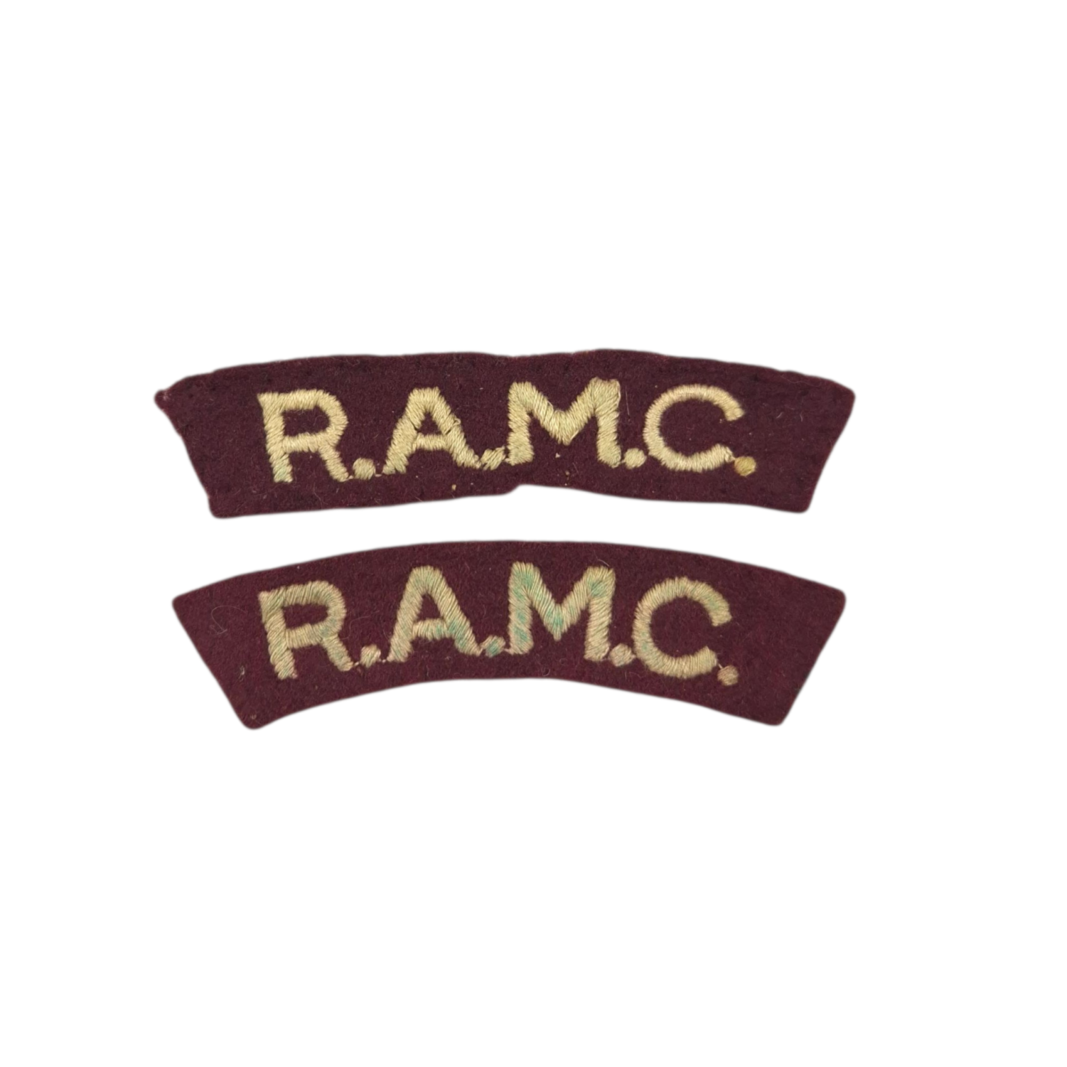 RAMC – Pair of embroidered shoulder titles – JM-Militaria
