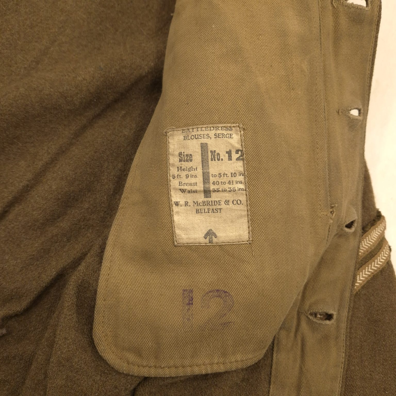 Brigade Piron Armoured Car Squadron – Uniform grouping – JM-Militaria